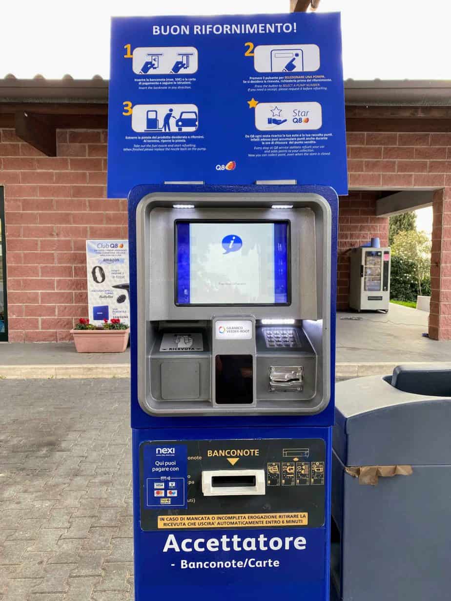 ITALIAN GAS STATIONS – A Guide to Getting Gas in Italy - Mom In Italy