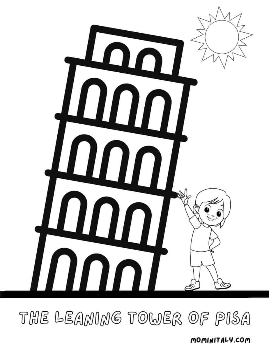 Italy Coloring Pages - Food, Cities, Cars & More! - Mom In Italy