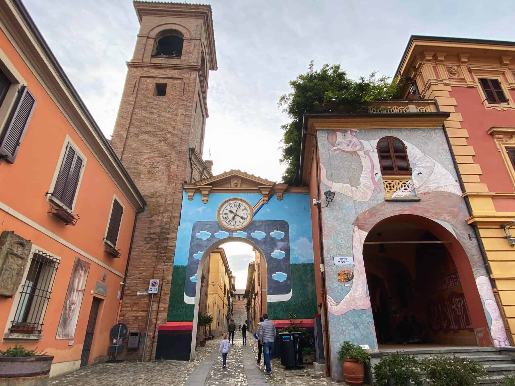 DOZZA – A Mural-Filled Gem in Emilia-Romagna - Mom In Italy