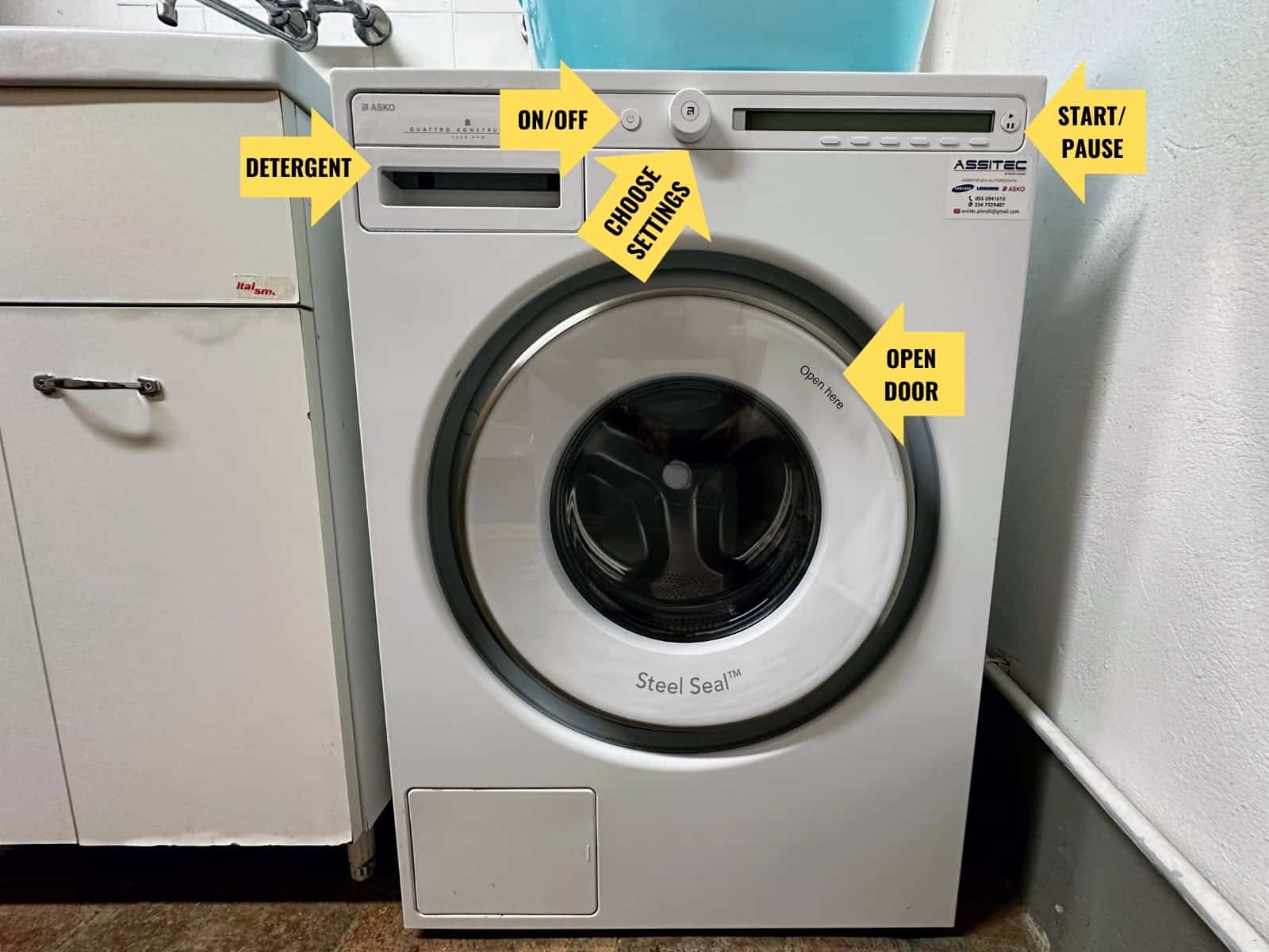 HOW TO USE AN ITALIAN WASHING MACHINE – By a Mom in Italy - Mom In Italy